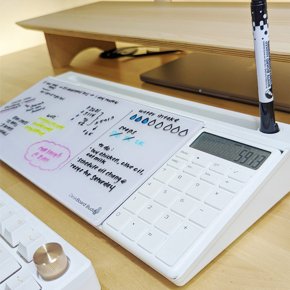 DeskBoard Buddy Desktop Whiteboard - Eliminate Your Sticky Notes Today