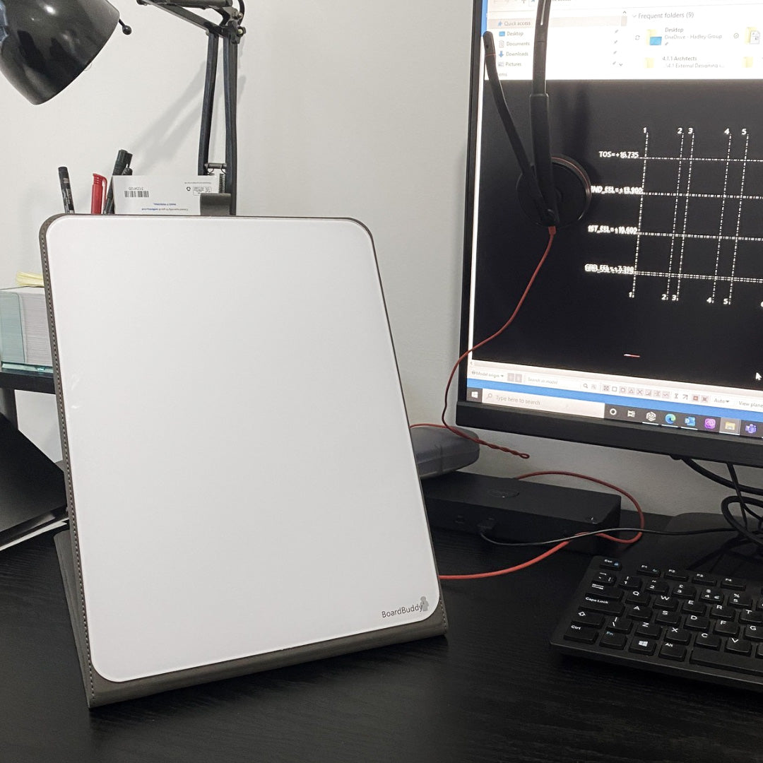 DeskBoard Buddy Desktop Whiteboard - Eliminate Your Sticky Notes Today