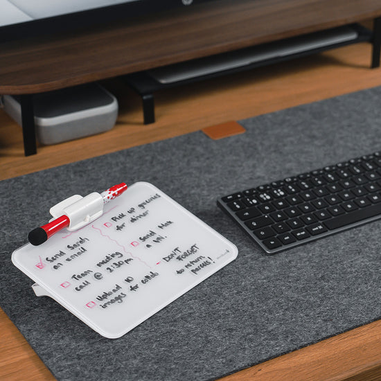 DeskBoard Buddy Desktop Whiteboard - Eliminate Your Sticky Notes Today