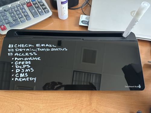 Desktop Whiteboard – Modern Office Accessory and Desktop Organizer ...