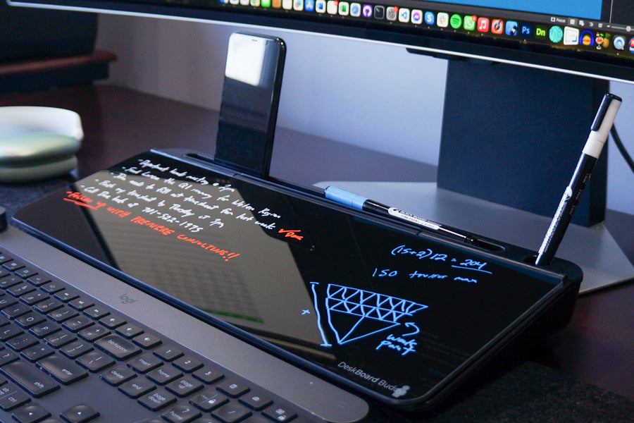 Desktop Whiteboard – Modern Office Accessory and Desktop Organizer ...