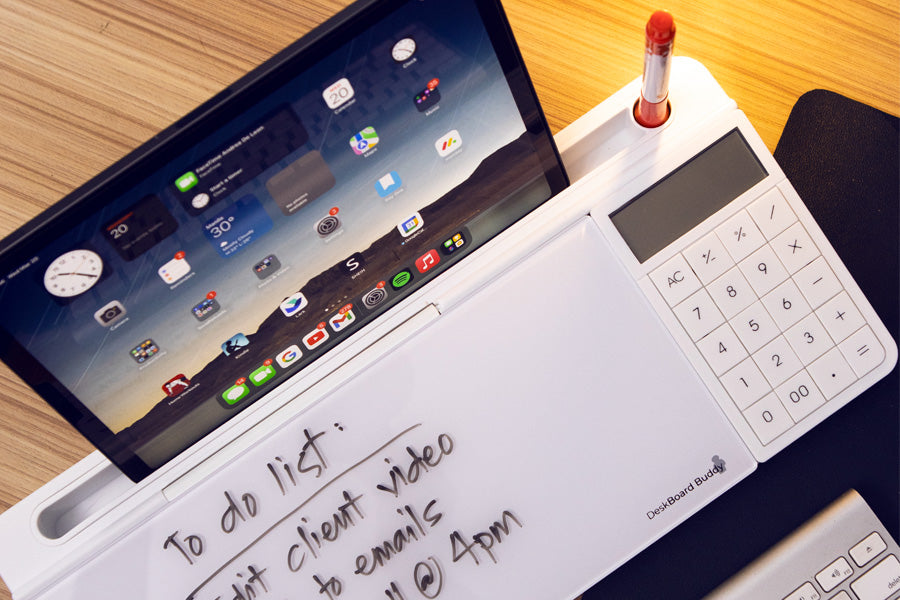 Desktop Whiteboard – Modern Office Accessory and Desktop Organizer ...