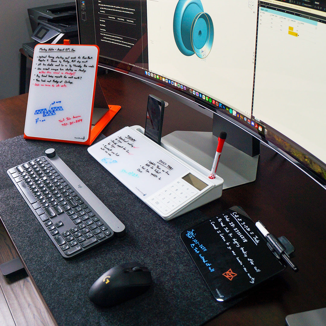 DeskBoard Buddy Desktop Whiteboard - Eliminate Your Sticky Notes Today
